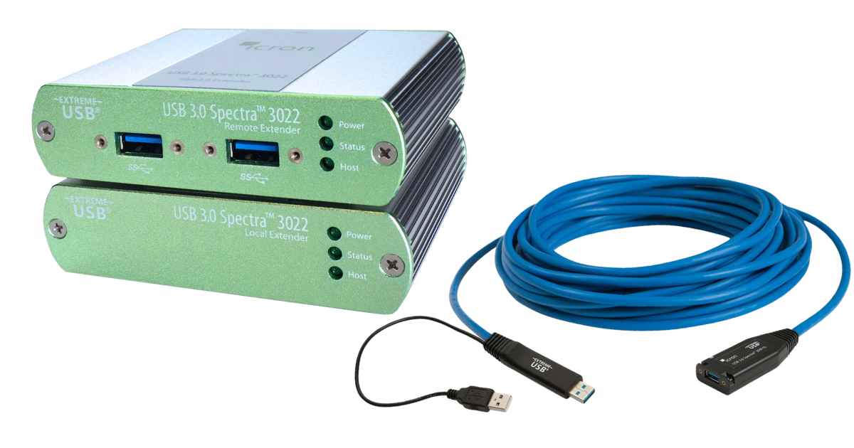 Icron Spectra USB 3.0 Extenders Fibre & Cable Solutions | Scene Double UK
